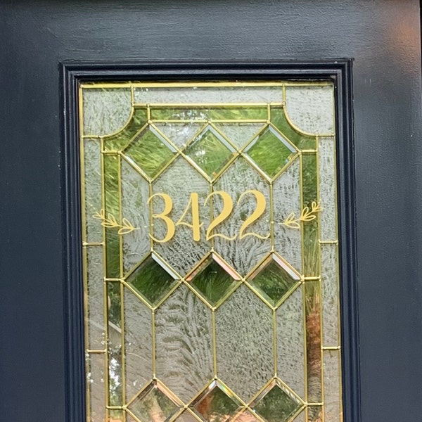 Home Address, Front Door, Front Door Decal, Home Address Decal, Address ...
