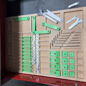 CNC Bit & Work Holding Drawer Organizer Build Plans and CAD Files - Etsy