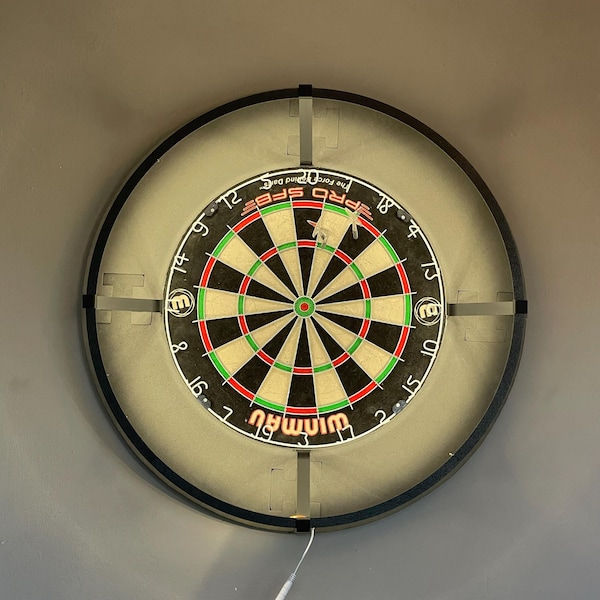 3D Printed Dartboard Lighting Ring Mount - Etsy UK