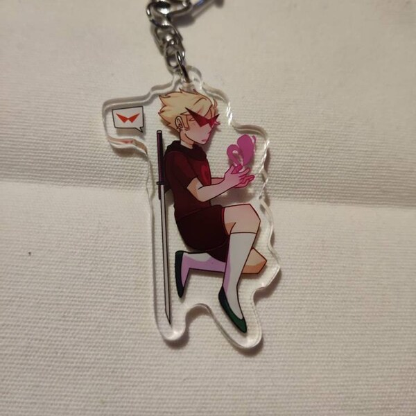 The Striders | Homestuck Acrylic Keychain Charms (dave & Dirk Strider ...