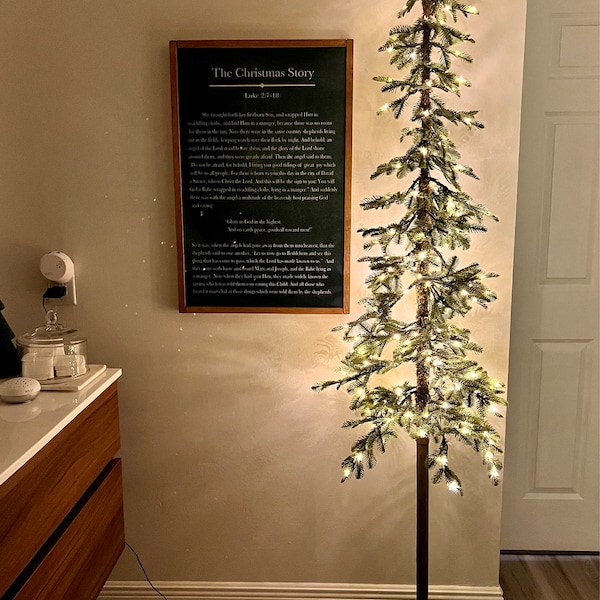 The Christmas Story Sign | Christmas Wood Sign | Holiday Signs | Book ...