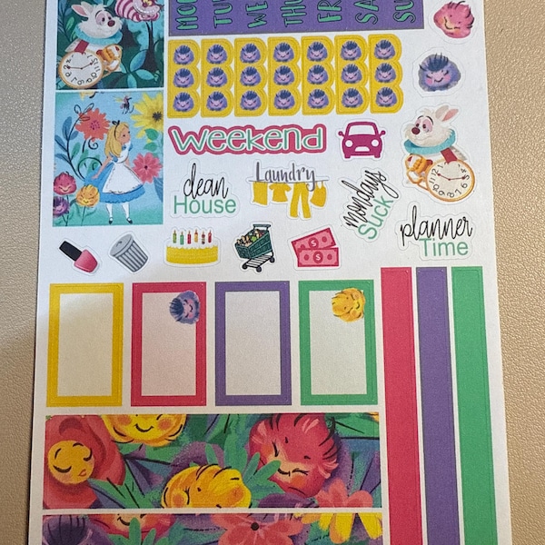 Deluxe Weekly Planner Sticker Kit - Etsy