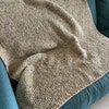 KNITTING PATTERN | Blanket, Throw, Afghan | Twisted Fringe Tassels ...