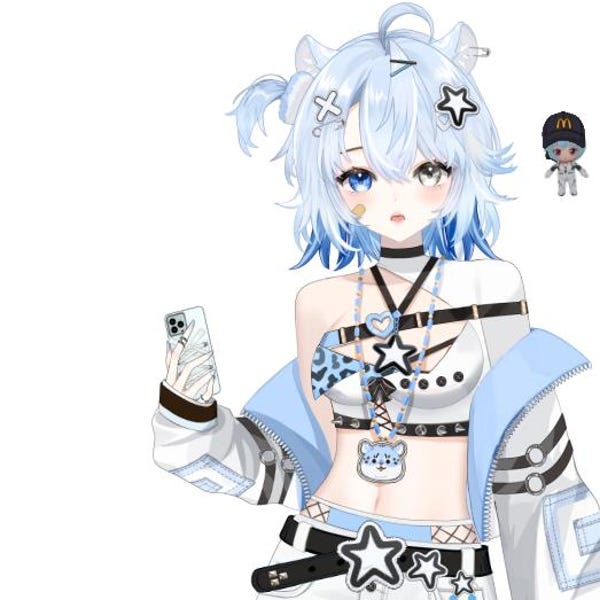 Live2d Model Stick Figure [premade Vtuber Model/fully Rigged/ready to Use/vtube Studio] - Etsy UK