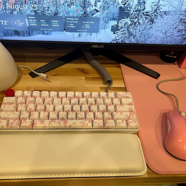 Custom Soft Keyboard Wrist Rest, Mouse Wrist Rest Set, Support for ...