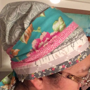 How to Sew Your SINAR TICHEL Apron Tichel Pattern Hair Snood Head ...