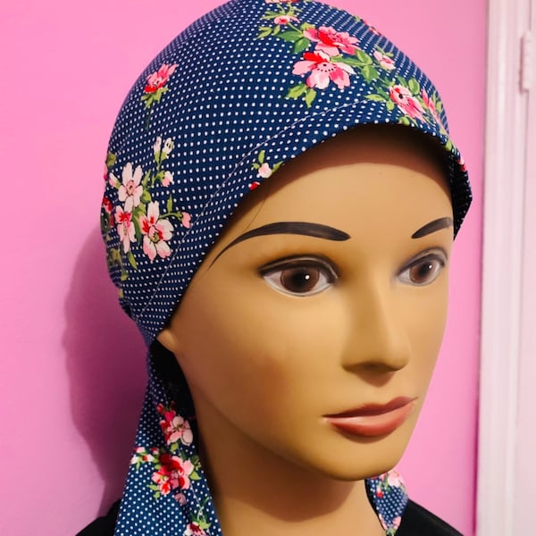 Easy Durag Sewing Pattern - Printable Scrub Cap, Bandana, Chemo Hat ...