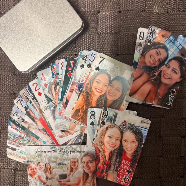 Custom Playing Cards, Personalized Photo Album Alternative, Family ...