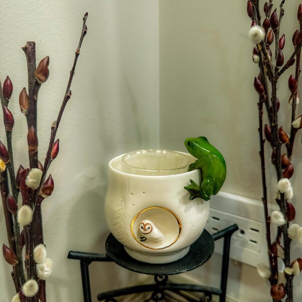 Garden Gnome Napping Against a Barrell - Etsy
