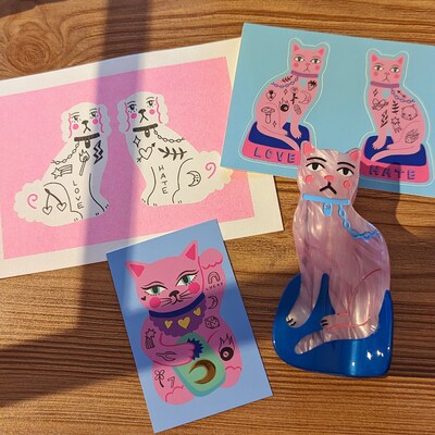 Flash Sheet A3 Risograph Print - Etsy