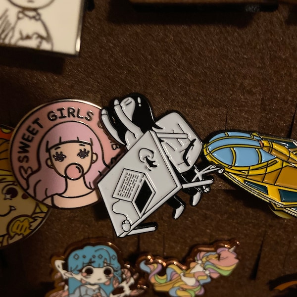Table Flip Enamel Pin - Etsy