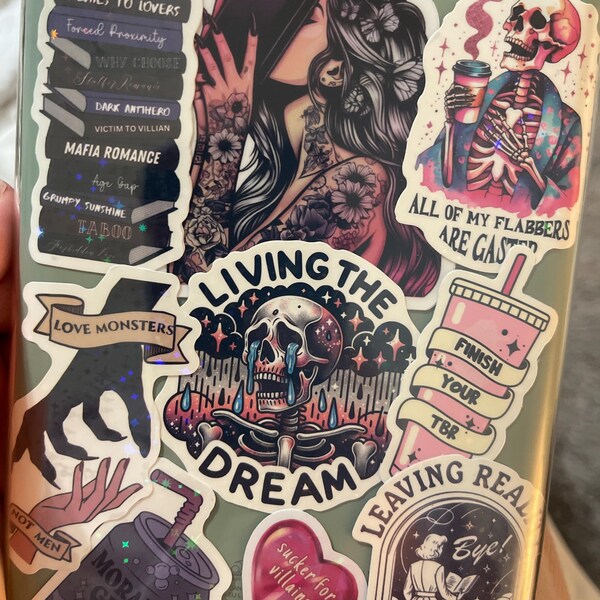 Bookish Sticker Inspired Kindle Insert - Neutral Checkered Compatible ...