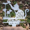 Rust Wild Turkey Metal Sign, Turkey Stake, Garden Decor, Turkey Yard ...