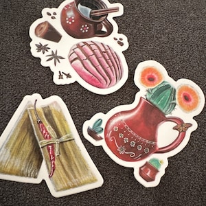 Cafecito De Olla Sticker Mexican Sticker Painting Sticker - Etsy