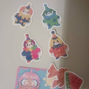 Holographic Clowns Sticker Pack - Etsy