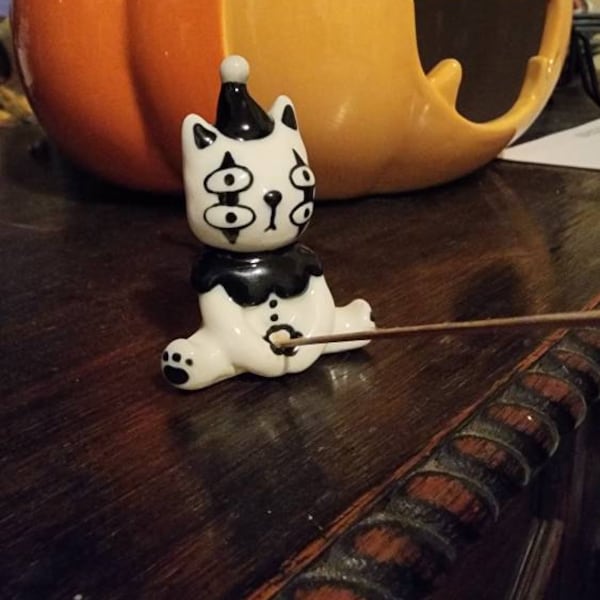 Pre-order Unique Cat Incense Holder, Handmade Ceramic,unique Gift,home ...