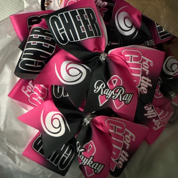 Loop Flames Cheer Bow Graphic Digital Download File - Etsy