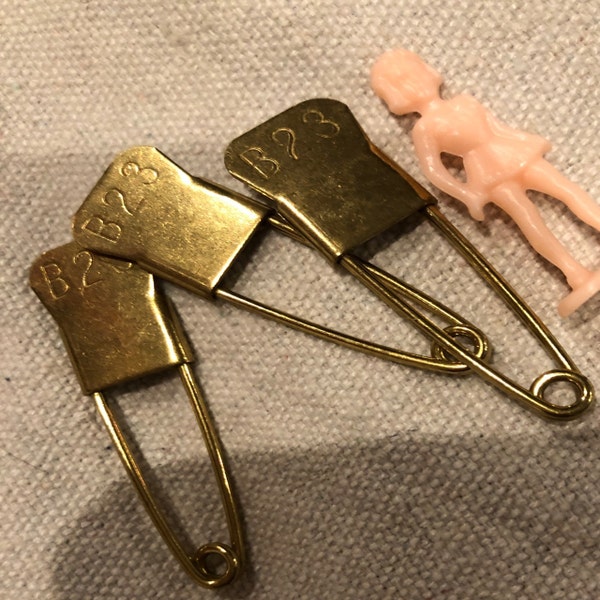 Vintage Metal Numbered Embossed Laundry Identification Pins - Etsy