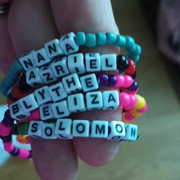 Savannah Bananas - *large Beads* - Baseball Themed Bracelet Stack - Etsy