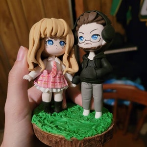 Custom Clay Figure, Custom Anime Figurines, Character Handmade Figures ...
