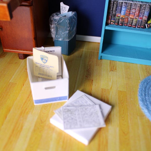 Miniature File Box With Classified Documents - Etsy