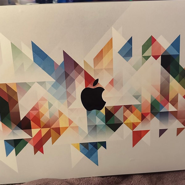 Colourful Paint Laptop Skin Brush Painting Notebook Vinyl Decal Dell Hp ...