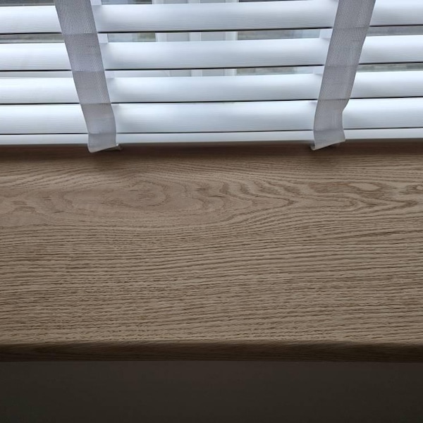 Solid Oak Window Sill Window Board 20-22mm Thick Various Sizes and Edge ...