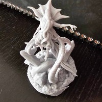Mind Flayer, Illithid Overseer Figure 28mm, 32mm, 54mm,75mm Scales ...