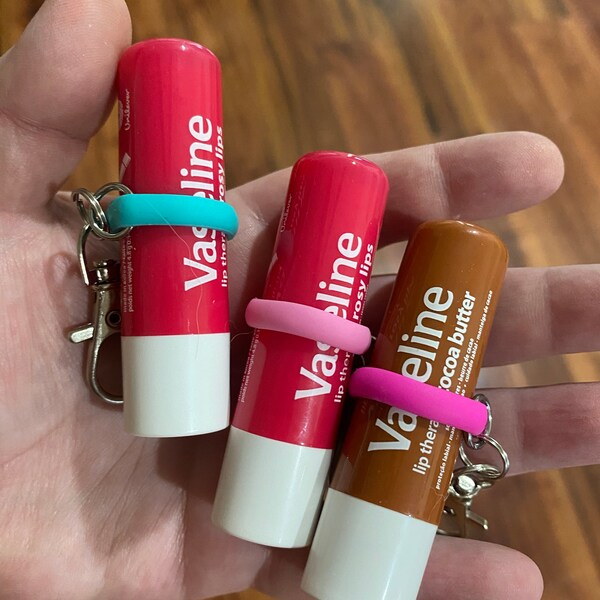 3 Lip Balm Holder Set- Glitter or Solid Colors- Chapstick Holder- Lip ...