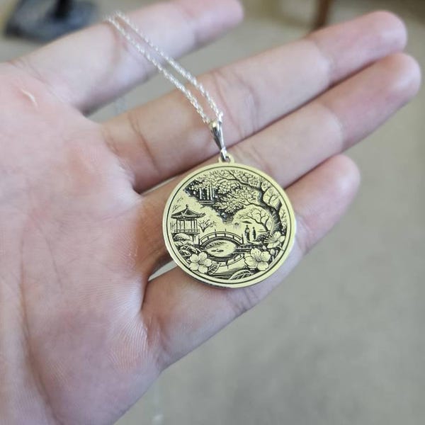 14k Gold Griffon Necklace, Sterling Silver Celestial Pendant, Mythical ...