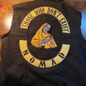 Large Back Patch Custom Rocker Motorcycle Biker Patches | Etsy