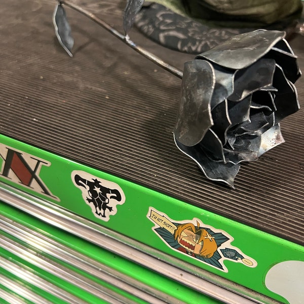 DIY Metal Rose // Metal Rose Kit // DIY Welding Kit // Stem Included ...