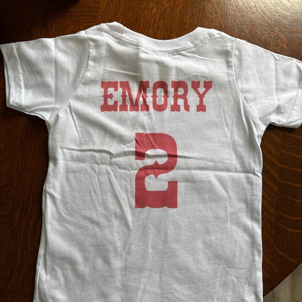 Customized my First Rodeo Infant Tee, Bodysuit Personalized Shirts for ...