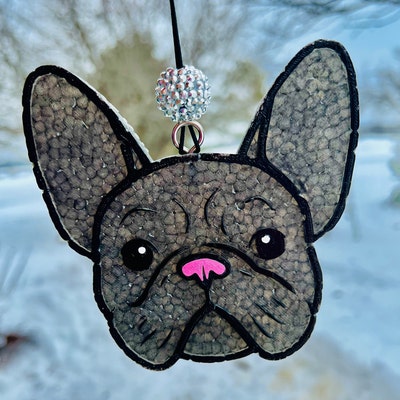 French Bulldog Frenchie Silicone Freshie Mold for Aroma Beads and ...