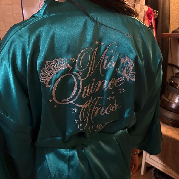 Personalized Womens Robes Add Symbols, Texts, Monograms & More Custom ...