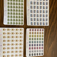 MINI Grid Boxes Rounded Corners 1.3in Box Width Many Color Options ...