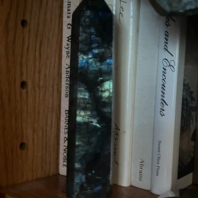 Aura Spherelite Crescent Moon Crystal With Super Sparkles. Beautiful ...