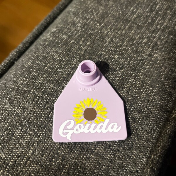 Custom Engraved Livestock Ear Tag - Laser Engraved Goat Pig Sheep Ear ...