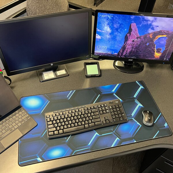 Aztec Calendar Desk Mat, Red Design Mousepad, Cute Accessories ...