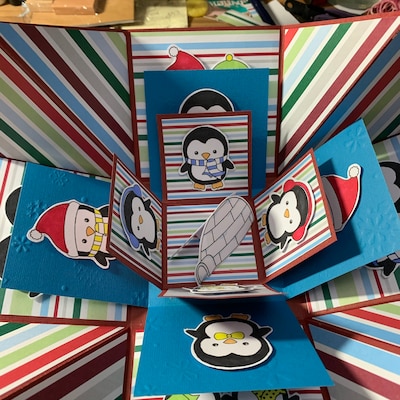 Cute Penguins Digital Stamps Penguin Outlines, Line Art, Igloo, Digi ...