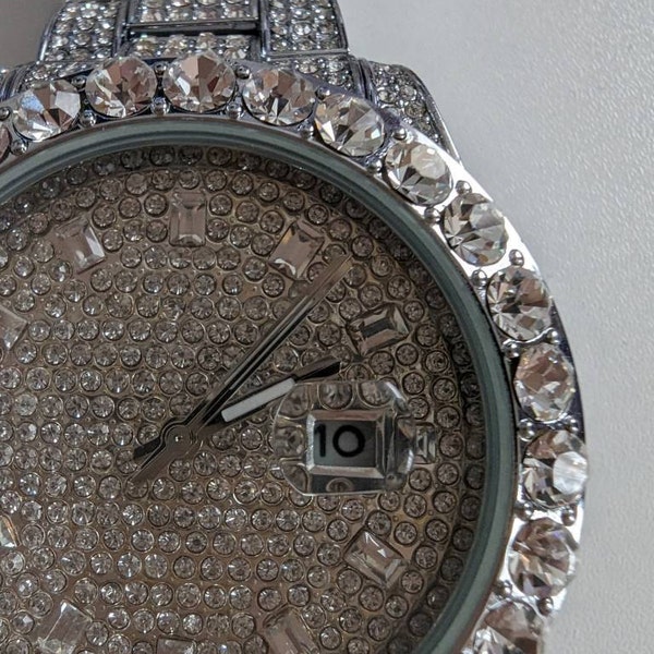 18K Men's Casio G-shock Style Digital Diamond Watch | High Quality AAA+ ...