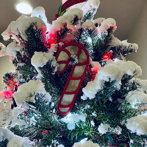 Personalized Reindeer Stall Ornament | Wooden - Etsy