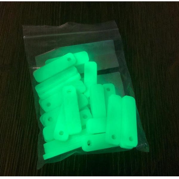 Hyperglow BLUE Glow in the Dark Sheet Plate Flat Stock Skur Composites ...