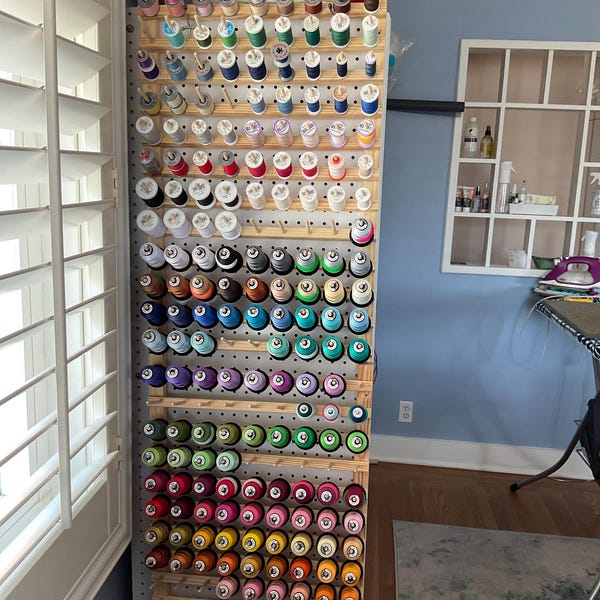 180 Spool Thread Rack 2 Inch Spacing-thread Organization, Thread ...
