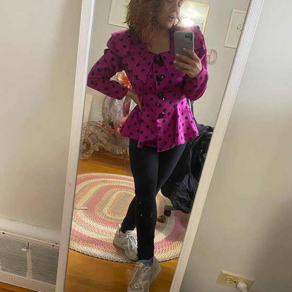 Women’s Alfred Sung Wool Skirt Suit / Vintage Wool Suit / Equestrian ...