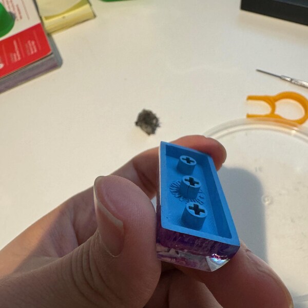 Blue Pink Koi Artisan Keycap, Custom Keycaps, Koi Fish Resin Keycap ...