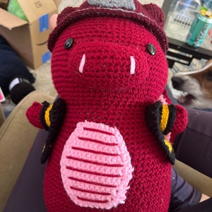 Dragon Firefighter and Knight 2in1 PDF Crochet Amigurumi Pattern Cute ...