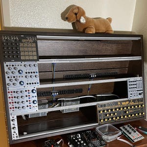 6U X 104HP X 12cm / Portable Eurorack Case / Powered / Ash-silver - Etsy