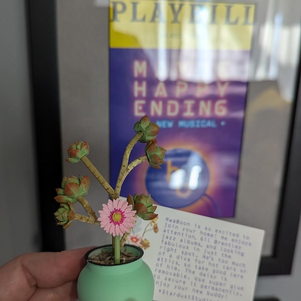 Maybe Happy Ending Hwaboon Broadway Musical Mini Desk Plant Ornament - Etsy