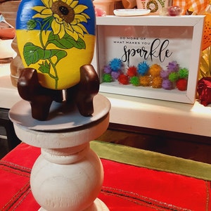 Mardi Gras Painted Rock | Etsy